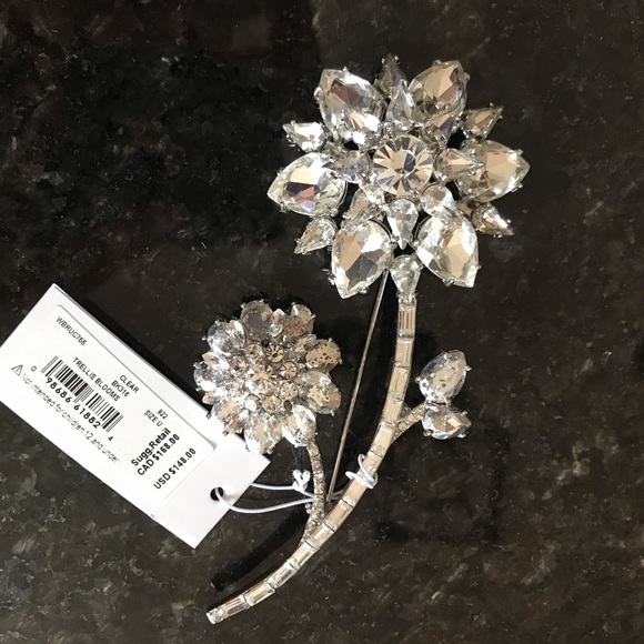 kate spade | Jewelry | Nwt Kate Spade Trellis Blooms Large Brooch Pin ...